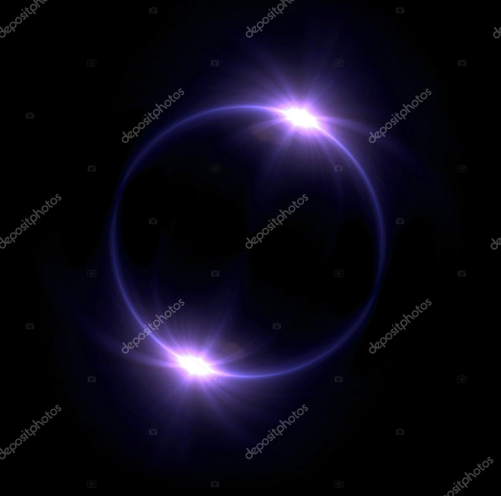 Purple Solar eclipse in space concept with ring flare ⬇ Stock Photo ...