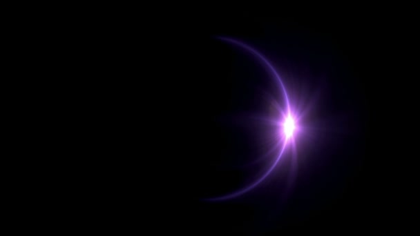 Purple Solar eclipse in space concept with ring flare HD ⬇ Video by ...