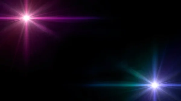 Twinkle star glow red blue lens flare - Stock Image - Everypixel