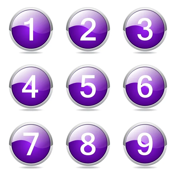 Numbers Counting Icon Set Stock Vector by ©rizwanali3d 72041725