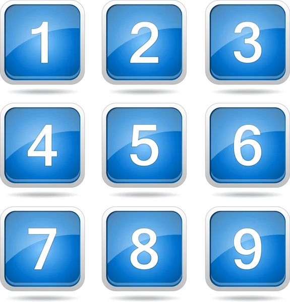 Vector numbers icons Stock Vector Image by ©nickylarson #44926939