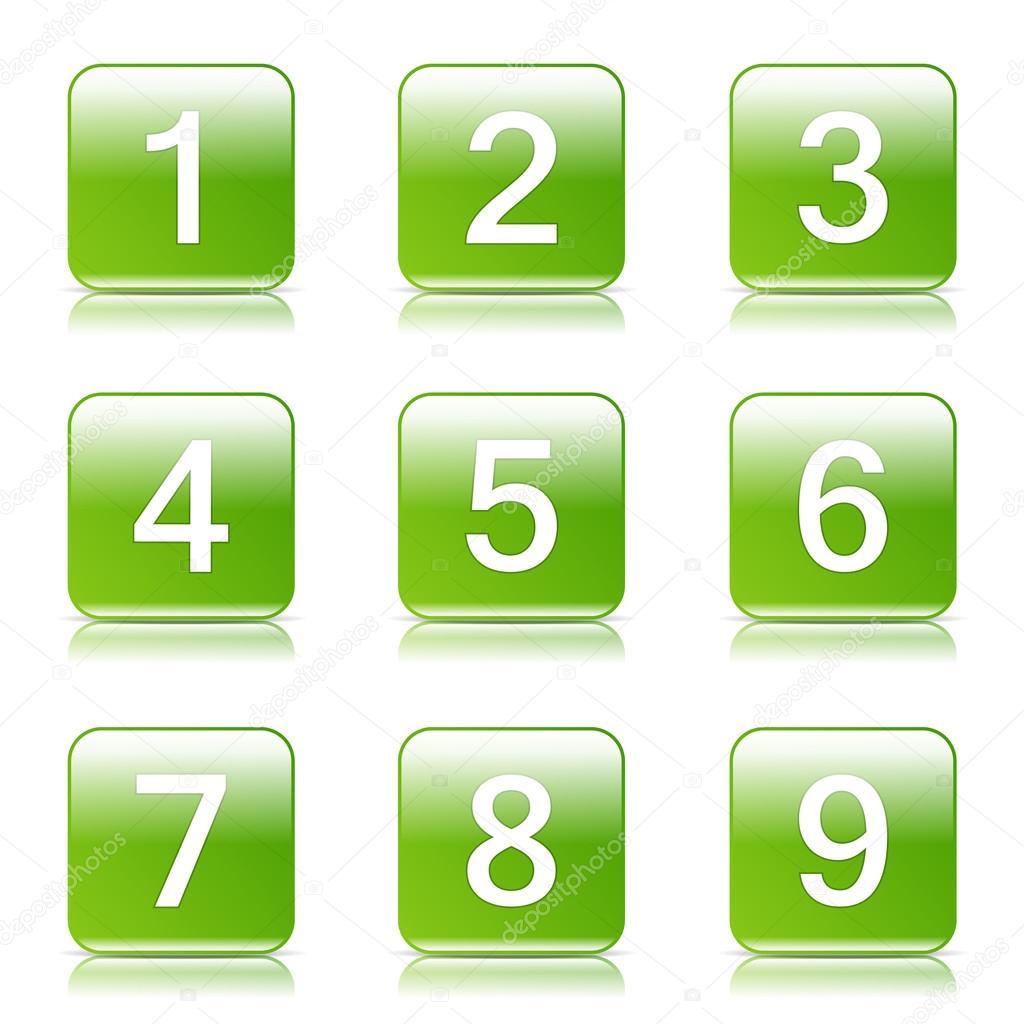 Numbers Counting Icon Set Stock Vector by ©rizwanali3d 70190487