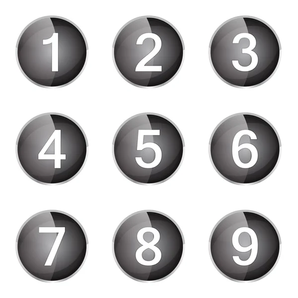 Numbers Counting Icon Set Stock Vector Image by ©rizwanali3d #69999611