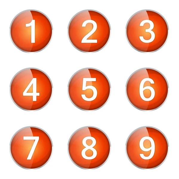 Numbers Counting Button Icon — Stock Vector © rizwanali3d #65421409