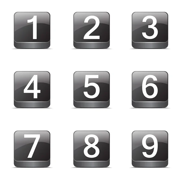 Numbers Counting Icon Set — Stock Vector © rizwanali3d #69974557