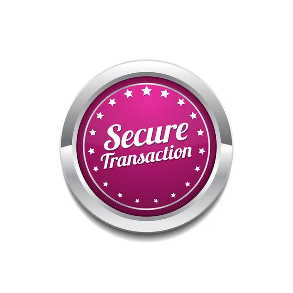 Secure transaction badge — Stock Vector © newartgraphics #32936807