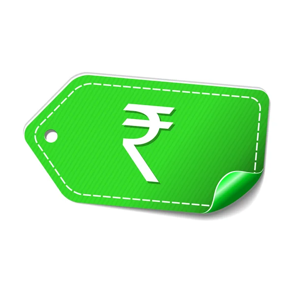 Indian rupee sign sticker Vector Images | Depositphotos
