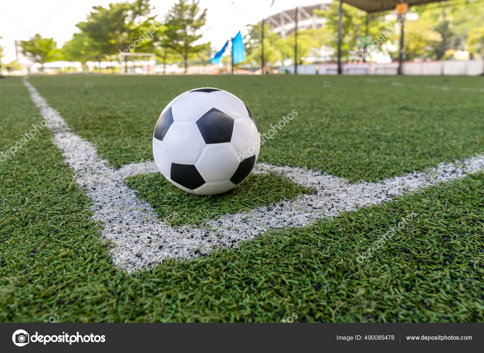 Soccer Corner Kick Field