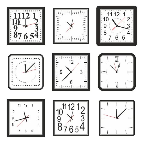 Different types of clocks Vector Art Stock Images | Depositphotos