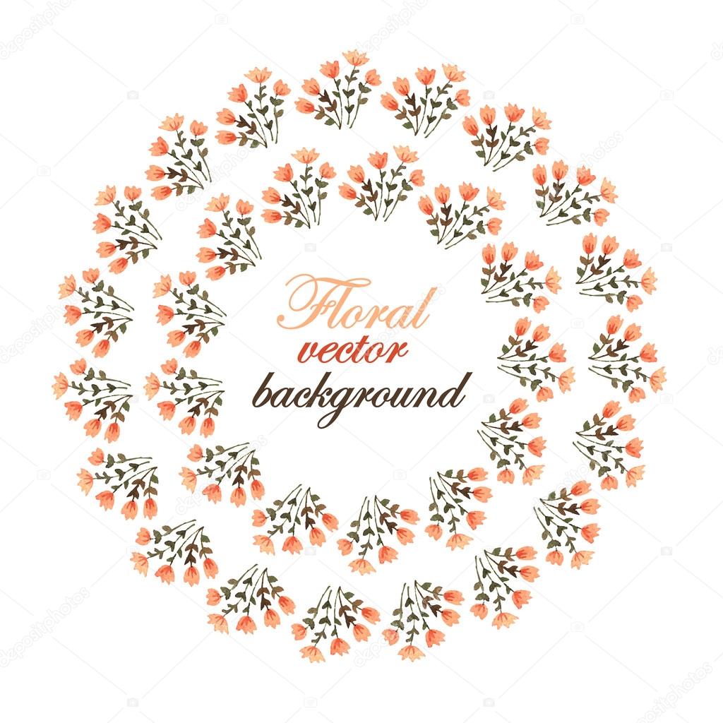 Frame with small flowers Stock Vector Image by ©Ann_art #62068977