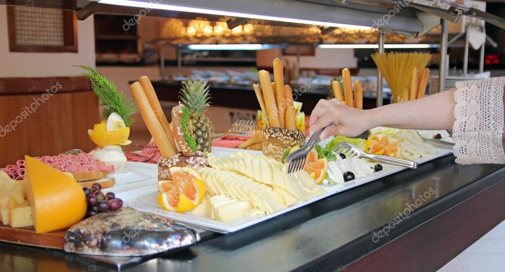 Buffet Breakfast Line — Stock Photo © robert_g #53730447