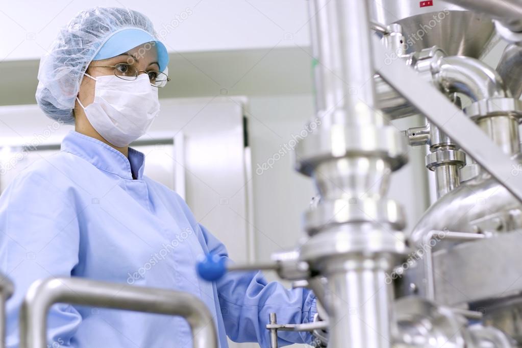 Pharmaceutical Factory Worker Stock Photo by ©robert_g 58088585