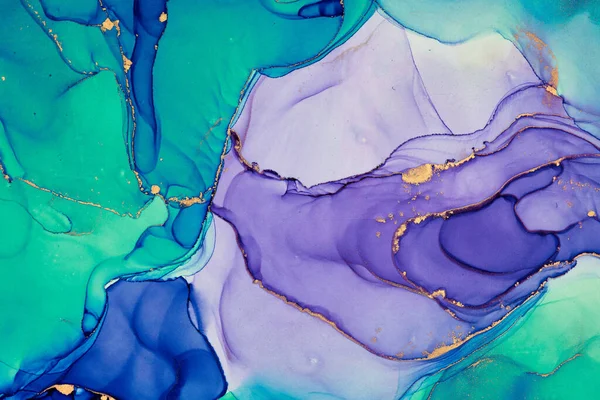 Currents of translucent hues, snaking metallic swirls, and foamy sprays ...