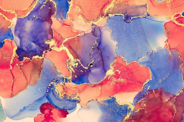 Currents of translucent hues, snaking metallic swirls, and foamy sprays ...