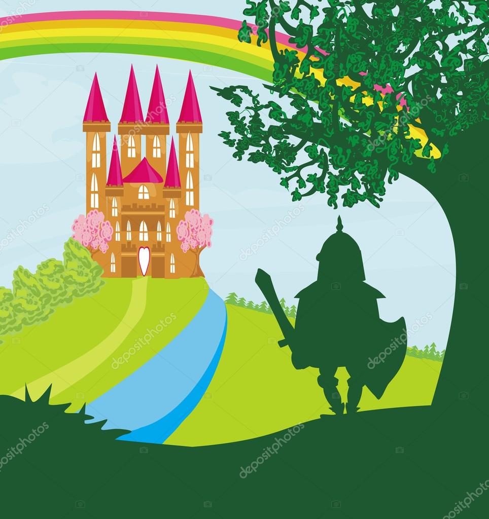 Knight guarding Stock Vector by ©JackyBrown 57006365
