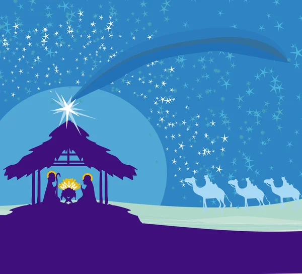 Birth of jesus Stock Vectors, Royalty Free Birth of jesus Illustrations ...