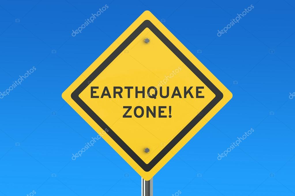 Earthquake Zone Sign