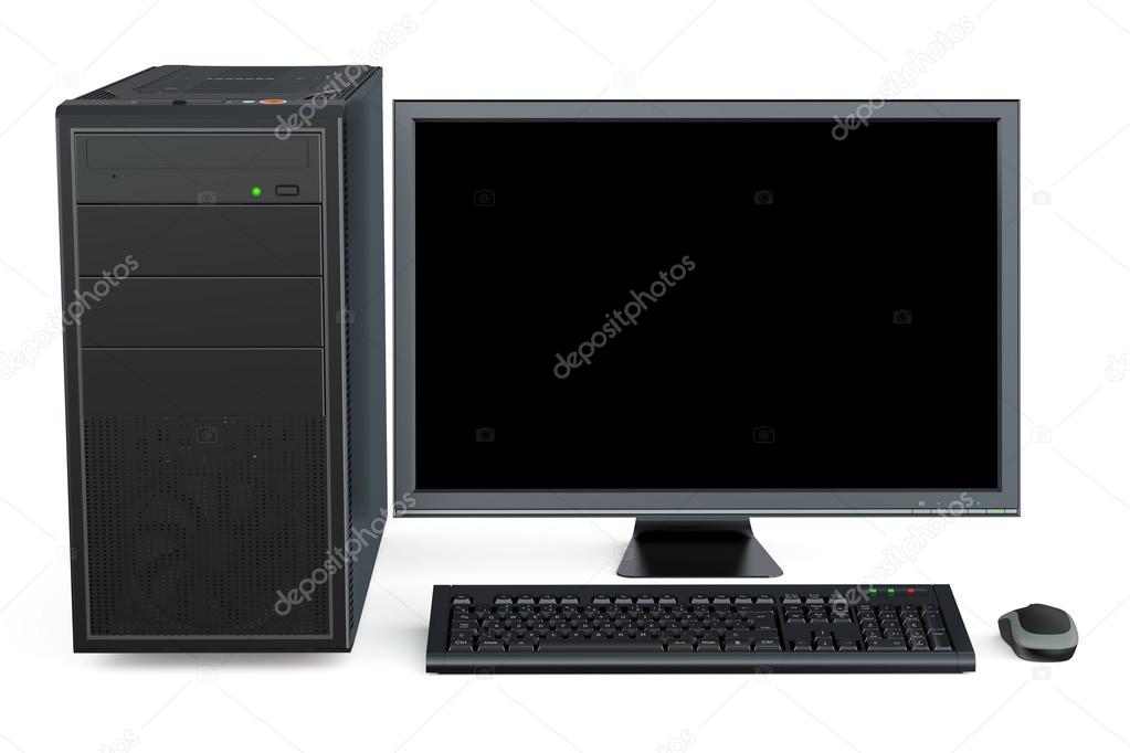 Desktop computer — Stock Photo © alexlmx #80435544
