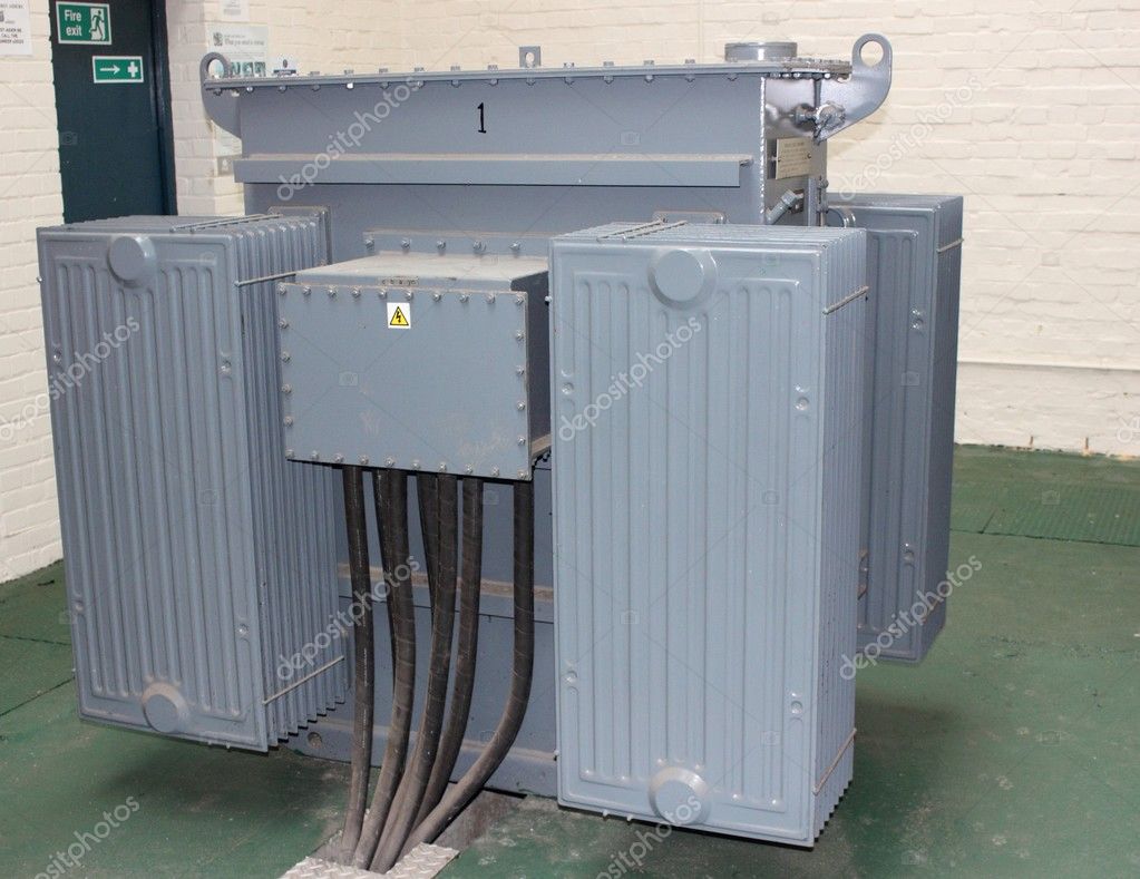 An industrial transformer — Stock Photo © 1markim #90316904