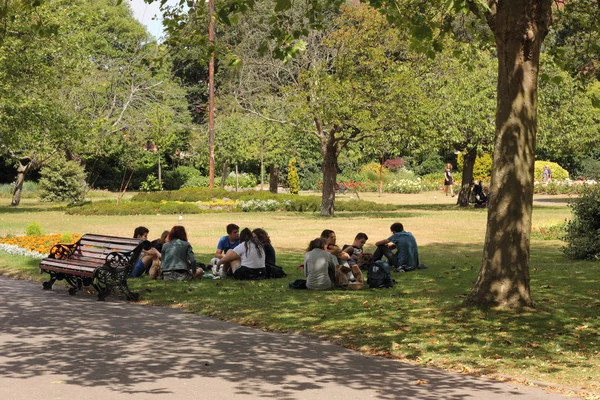 Students in park Stock Photos, Royalty Free Students in park Images ...