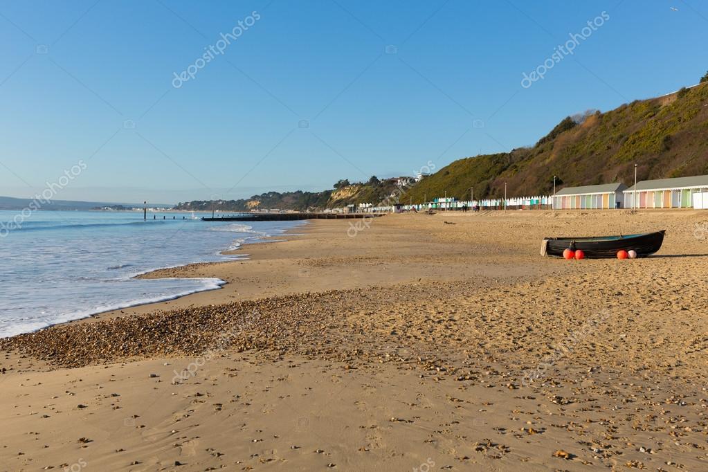 Bournemouth beach Dorset England UK near to Poole known for beautiful ...