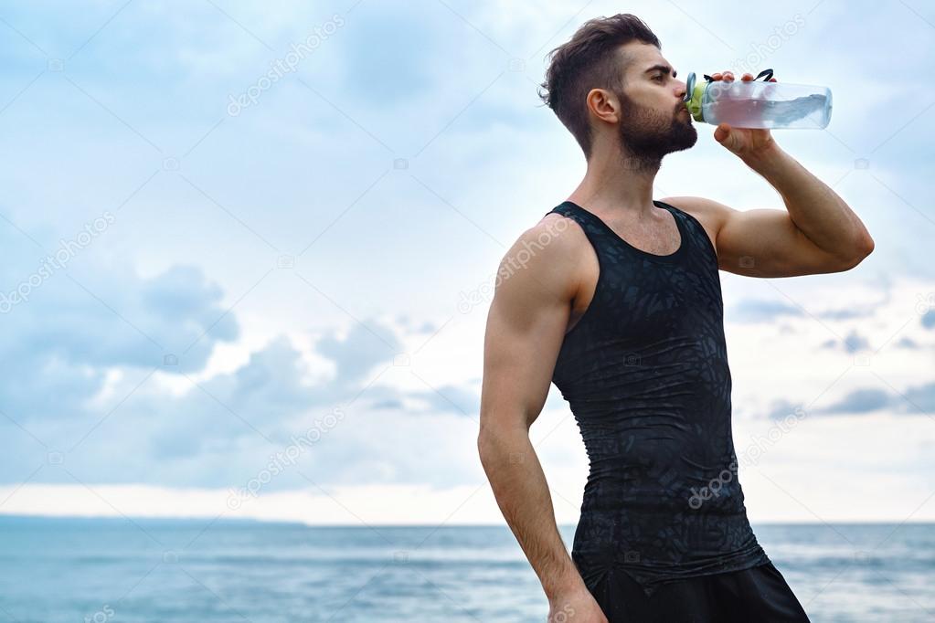 Men Exercises Hydration