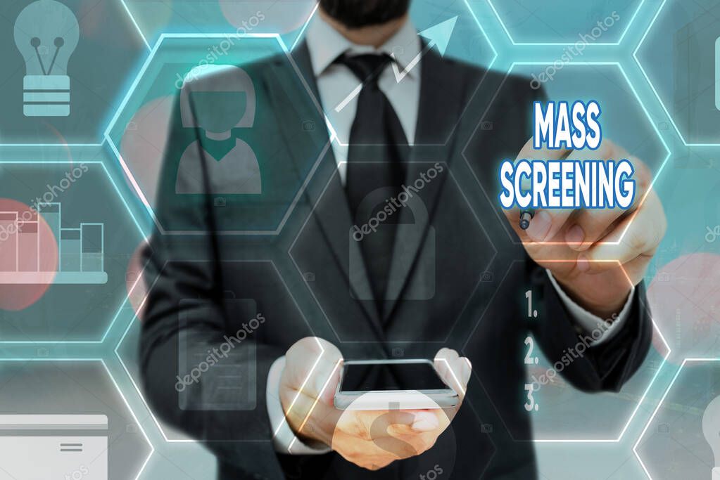 Nota de escritura que muestra la proyección en masa. Foto de negocios ...