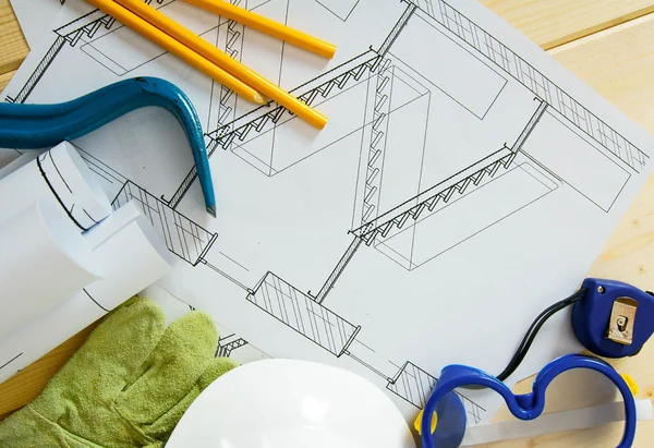 Repair work. Drawings for building, helmet, mount and others tools on ...