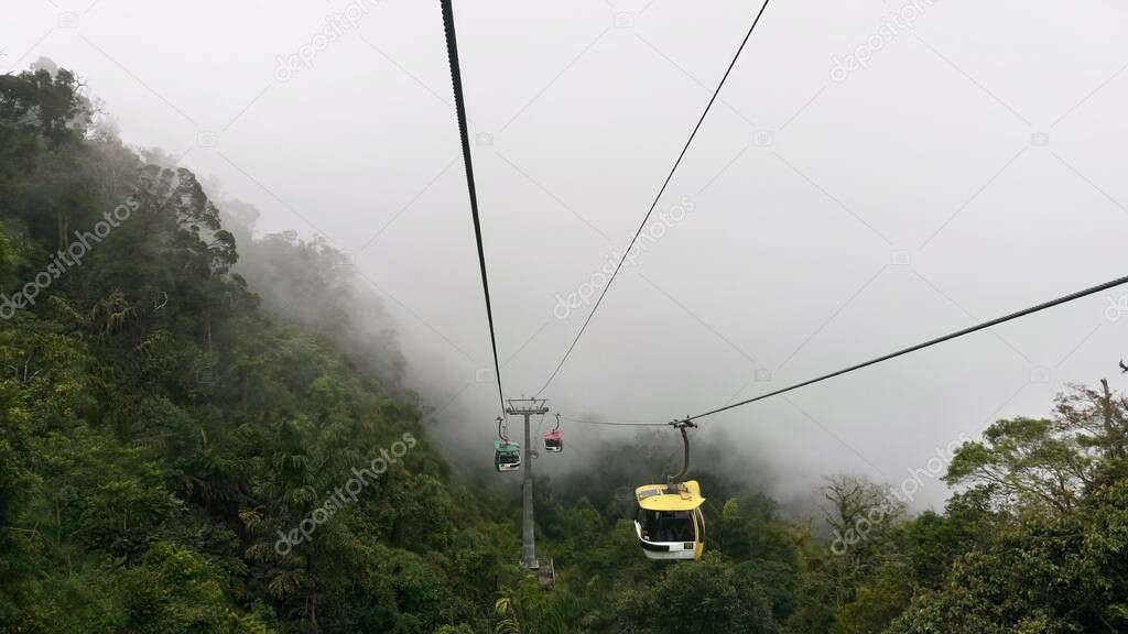 Genting Skyway es un teleférico que sirve a Genting Highlands, ubicado ...