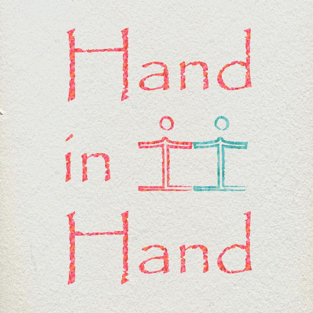 Hand in Hand — Stock Photo © MKaempfer #94159070