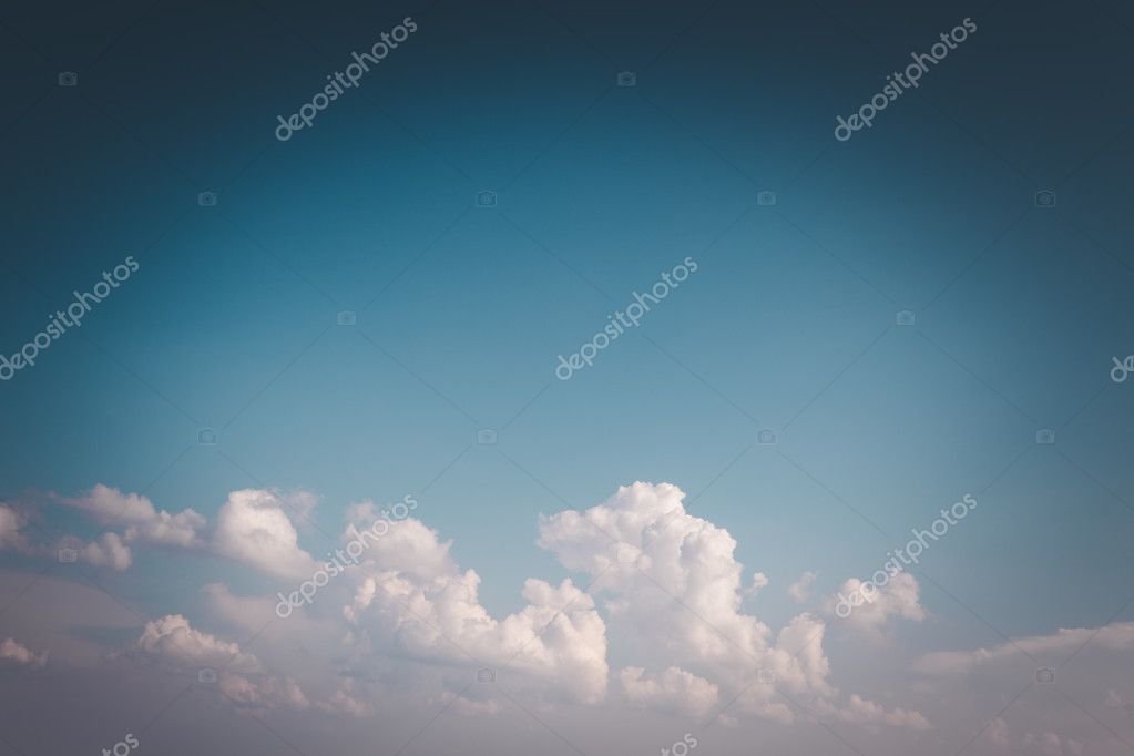 Blue sky and cloud background — Stock Photo © khoroshkov #107249408