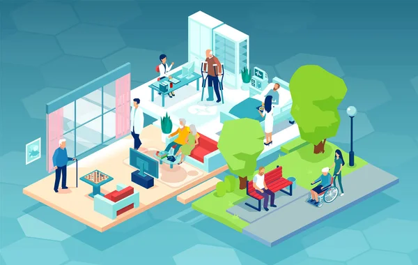 100,000 Assisted living Vector Images | Depositphotos