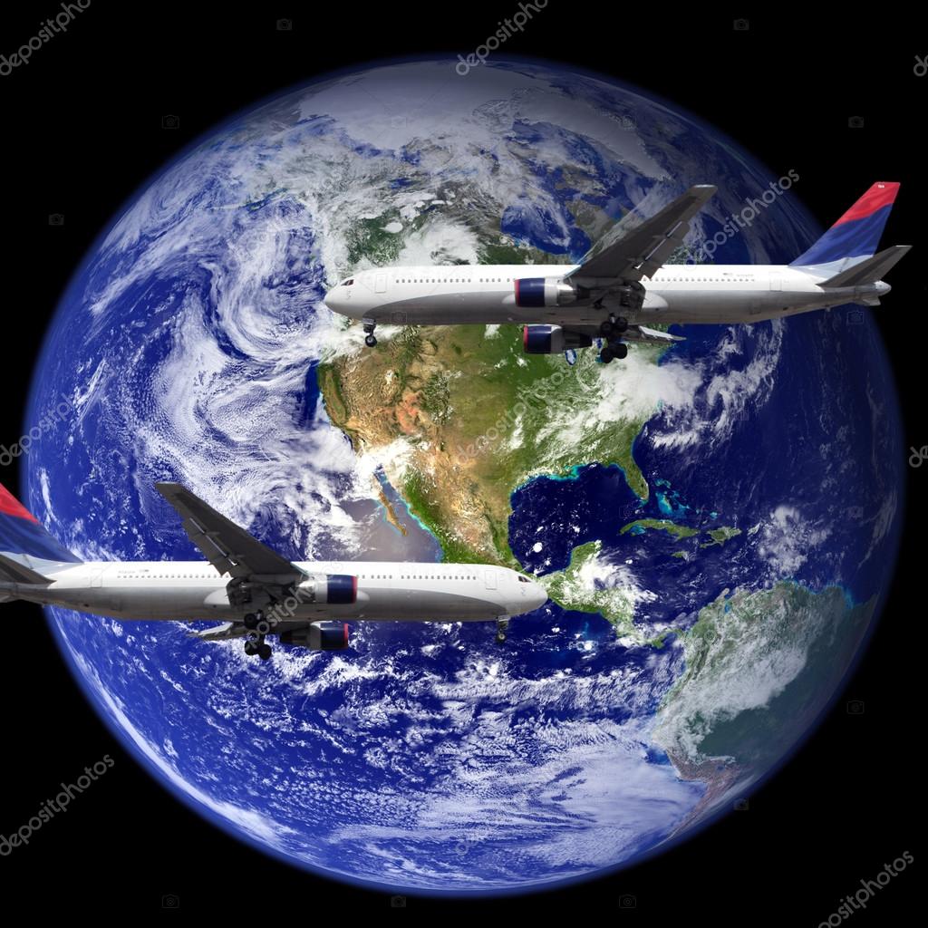 Dos aviones y la Tierra 2022