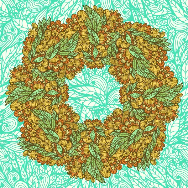 Hand drawn floral garland Stock Vector Image by ©tairen10 #56264145