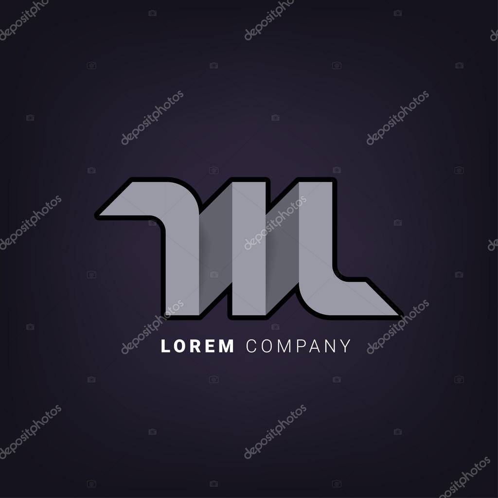 M letter grey logo Stock Vector by ©mrEleidan 84557628