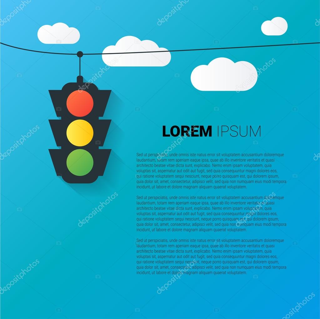 Colorful traffic lights Stock Vector by ©mrEleidan 84558760