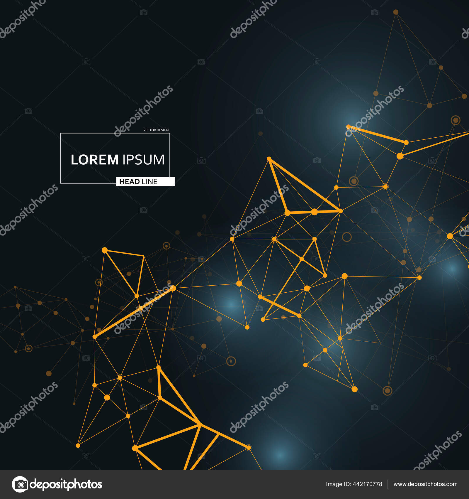 Connect lines in modern style. Communication symbol background. Vector ...