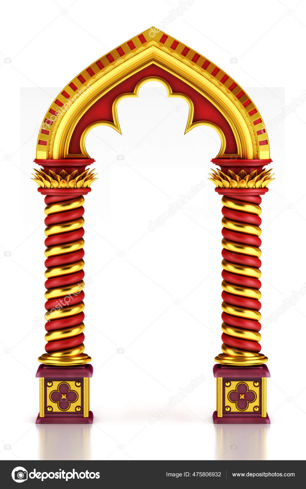 Concepto Arco Clásico Render — Foto de stock #475806932 © Stiggdriver