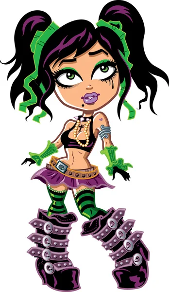 Goth girl Vector Art Stock Images | Depositphotos