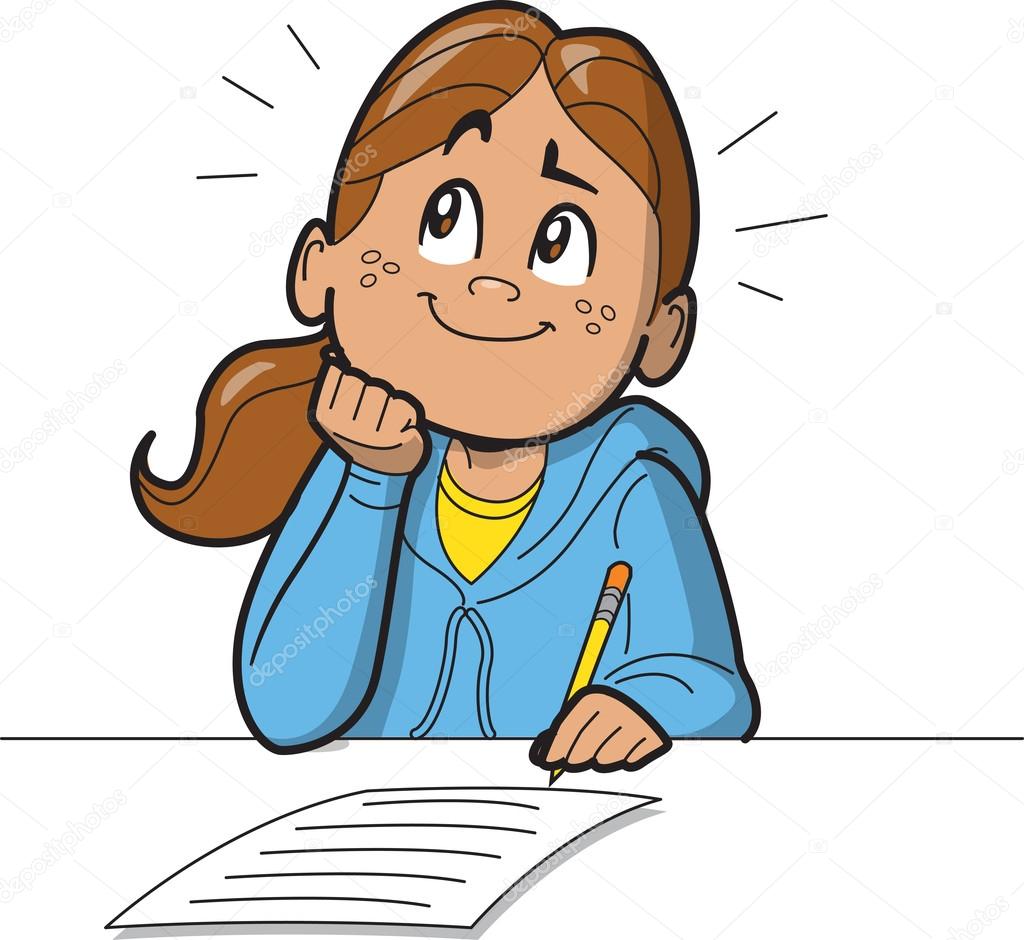 Taking A Test Cartoon