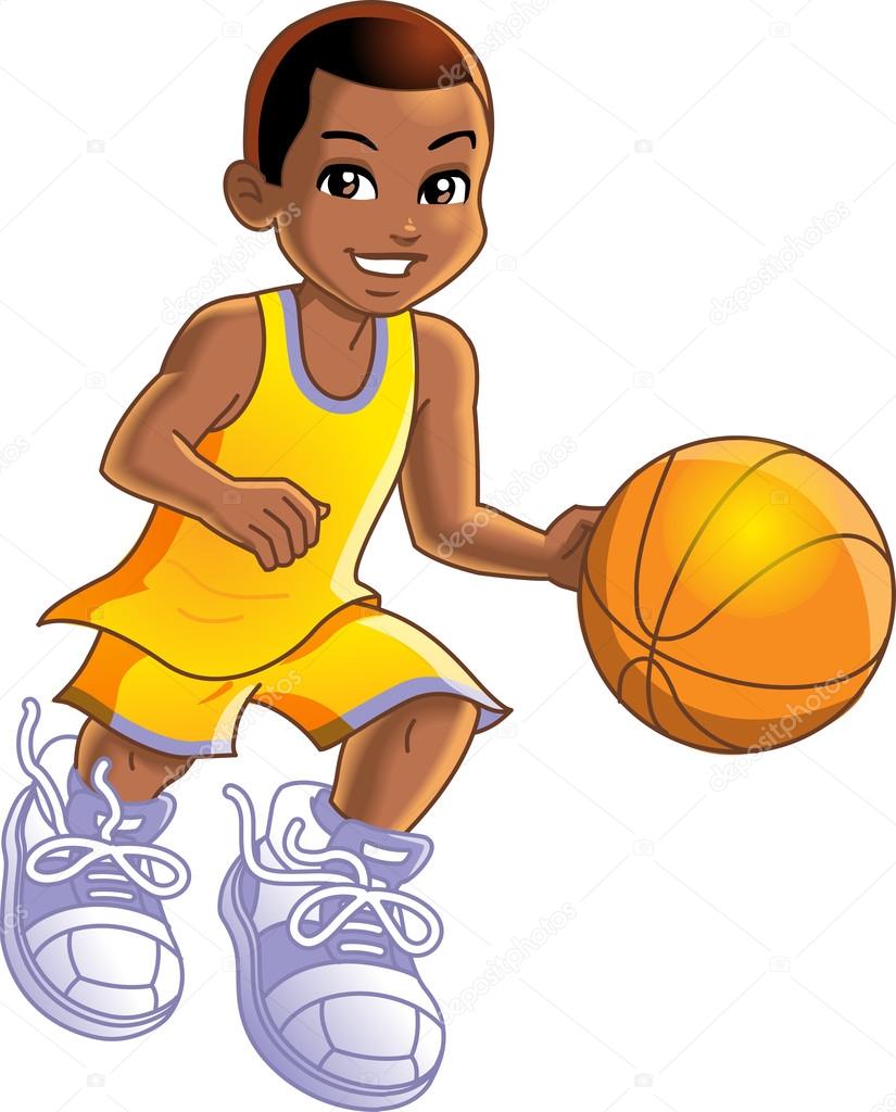 Boy Basketball Player — Stock Vector © KennyK #90094610 Boy Basketball Player — Stock Vector © KennyK #90094610