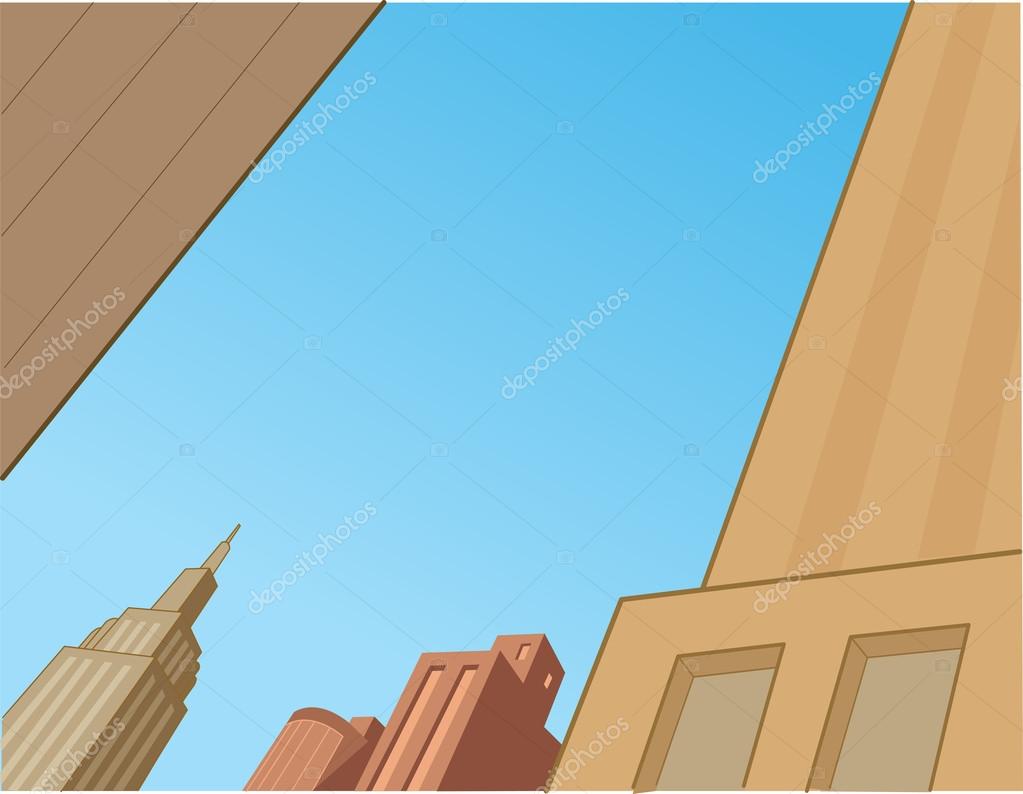 Superhero City Skyline Backdrop