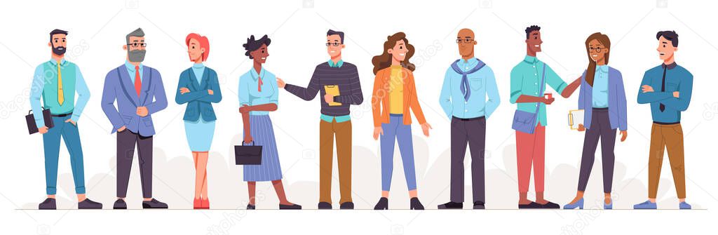 Multicultural team Vector Art Stock Images | Depositphotos