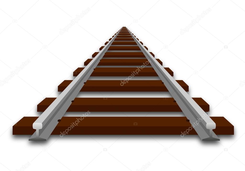 A perspective illustration of track Stock Vector Image by ©brudercz ...
