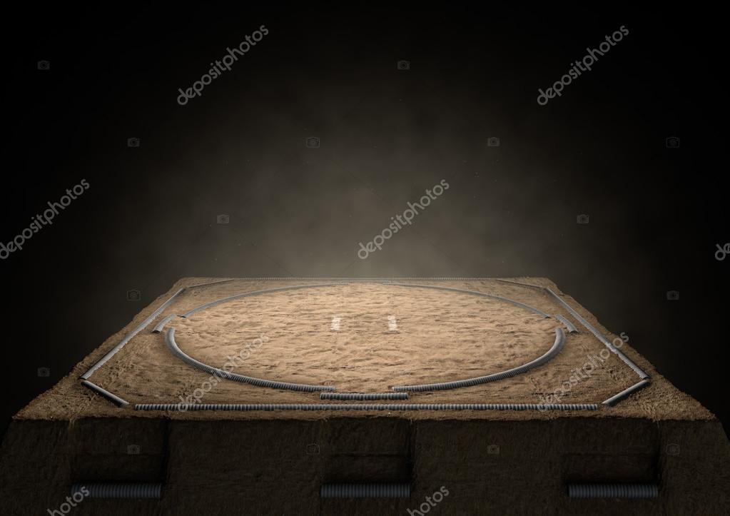 Sumo Ring Empty Stock Photo by ©albund 119691224
