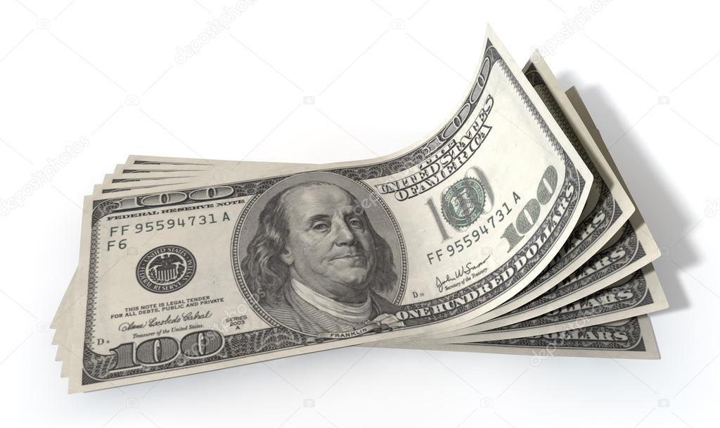US Dollar Bank Notes Spread — Stock Photo © albund #57045947