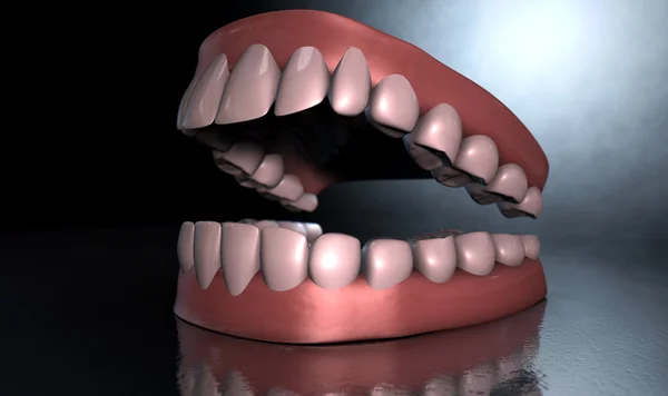 Creepy Teeth - Stock Image - Everypixel