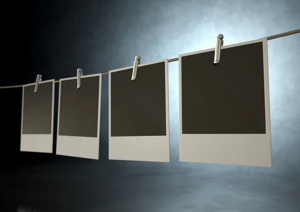 Hanging Polaroid Gallery Stock Photo by ©albund 12516620