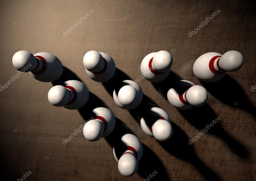 Ten Pin Bowling Pins Stock Photo by ©albund 71932905