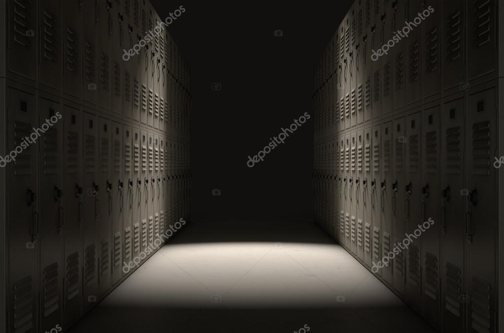 School Locker Corridor — Stock Photo © albund #85449928